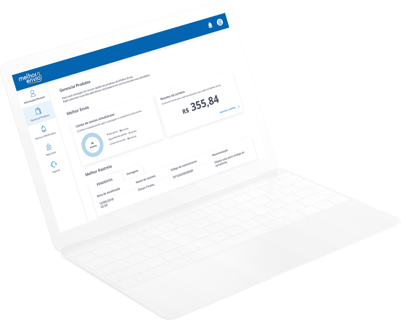 Webstore - Melhor Envio